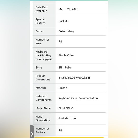 Logitech | Tablets & Accessories | Logitech Slim Folio Pro Nib Backlit Case For Ipad Pro 29 3rd ...